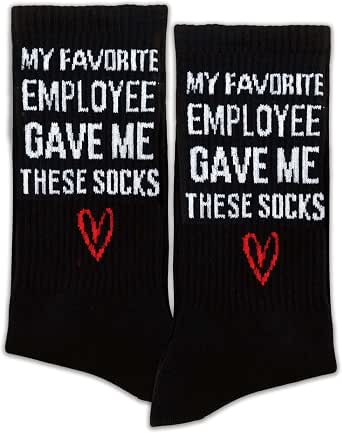 Amazon.com: My Favorite Employee Gave Me These Socks, Funny Gifts from ...