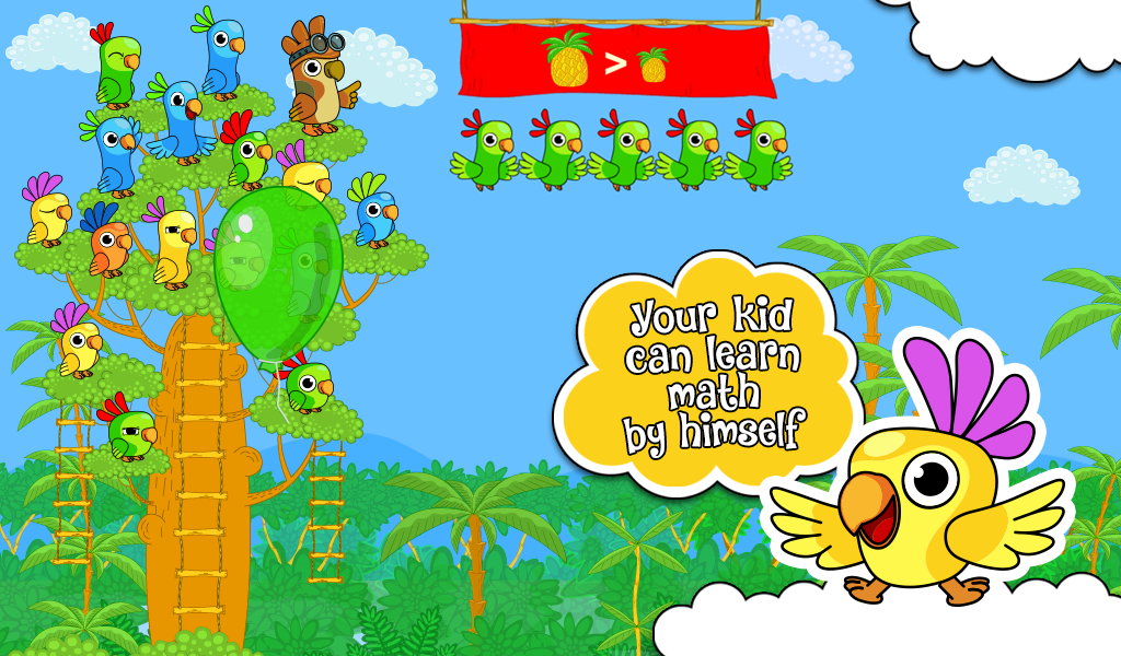 Counting Parrots 1 - Fun math game for kids - App on Amazon Appstore
