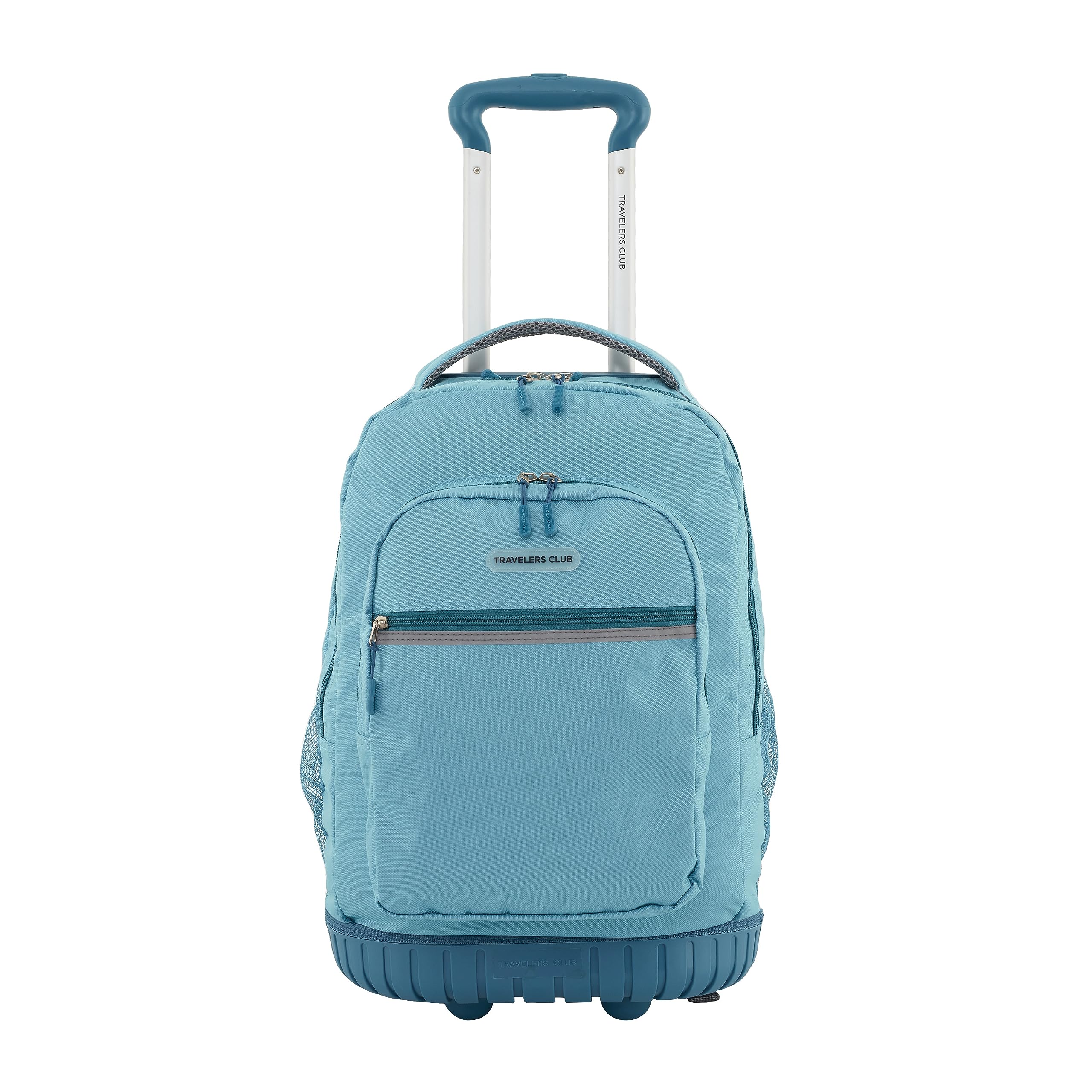 Amazon.com | Travelers Club Rolling Backpack, Aqua, 20 Inch with Laptop ...