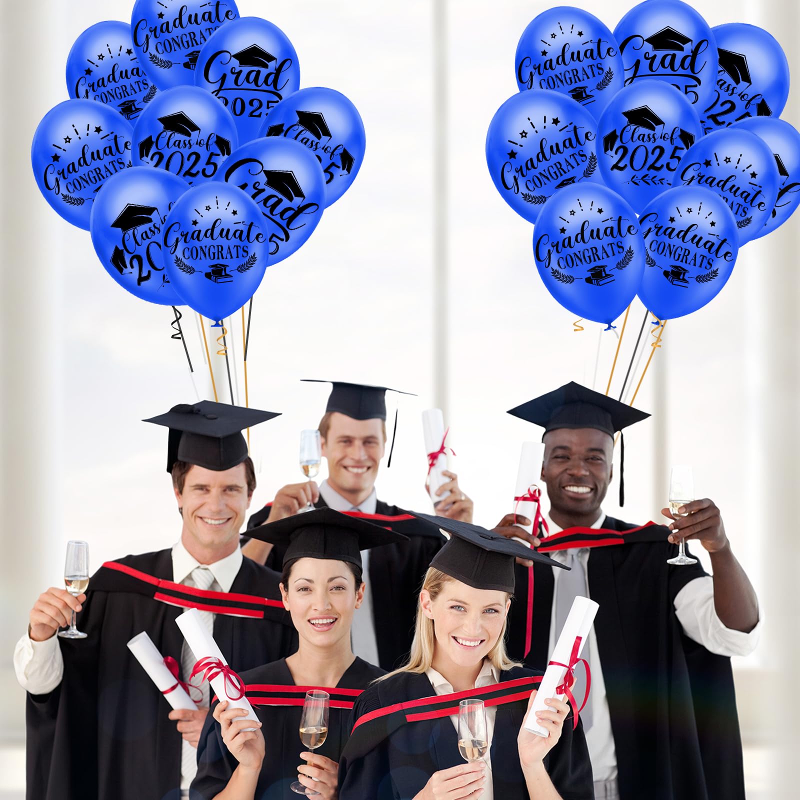 Snapklik.com : 18Pcs Graduation Balloons, Class Of 2025 Congrats ...