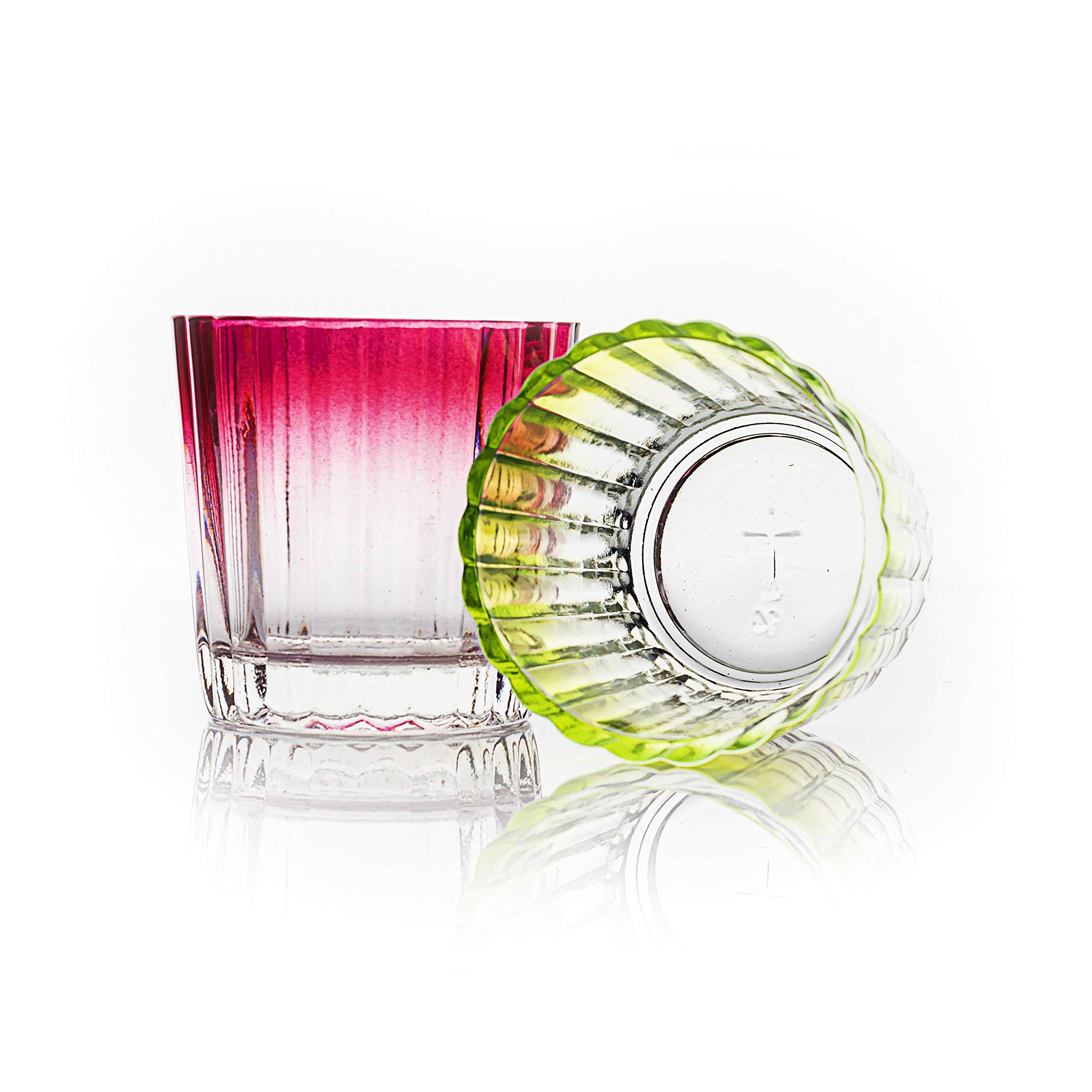 Verre A Shot Plastique NAROSEBE 4 Pcs Verre Whisky Double Paroi, Verres ...