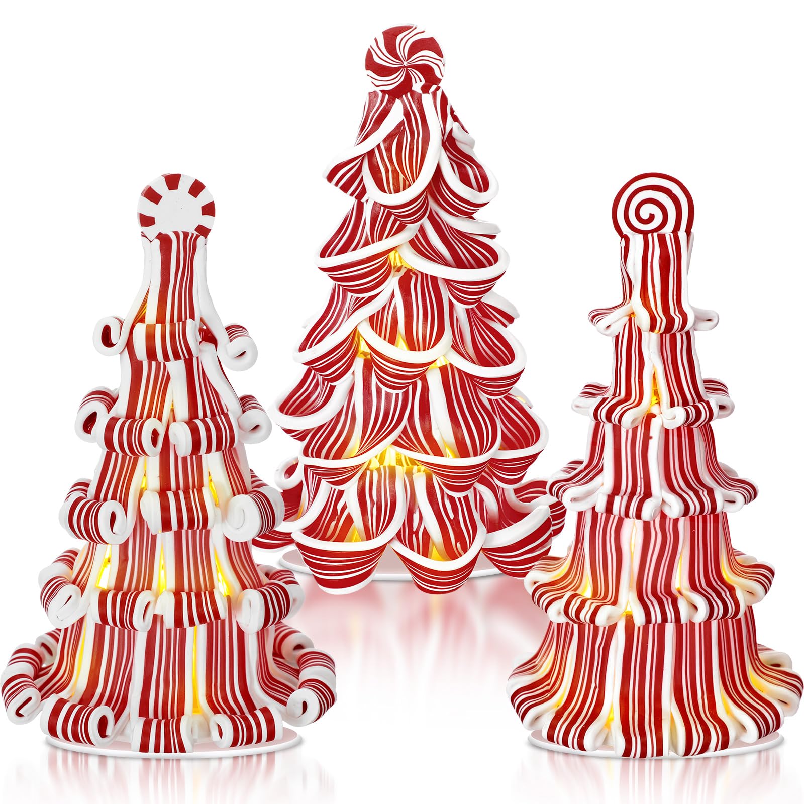 Raz Peppermint Candy Trees Christmas Tree Christmas Table Decorations