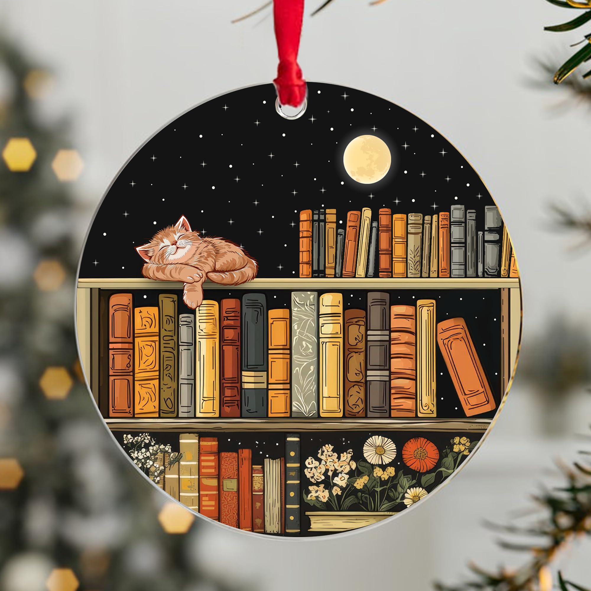 Amazon.com: Book Ornament Gifts for Book Lovers Women - Book Lover ...