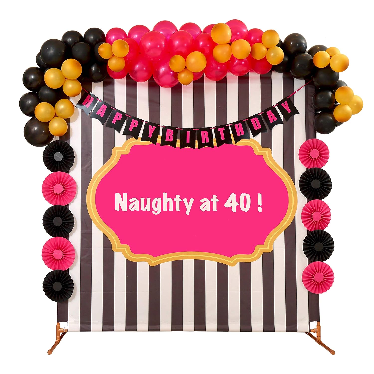 Naughty at 40 Theme DIY Birthday kit (TWK Naughty at 40) Kit Contains ...