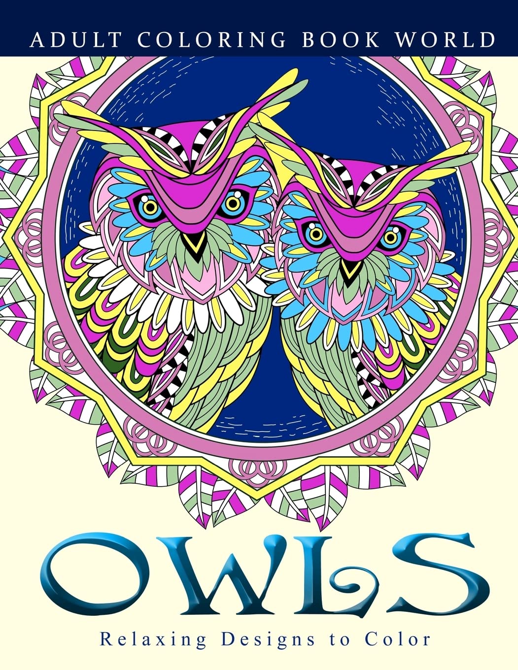 Amazon.com: Adult Coloring Books: Owls: Relaxing Designs to Color for ...