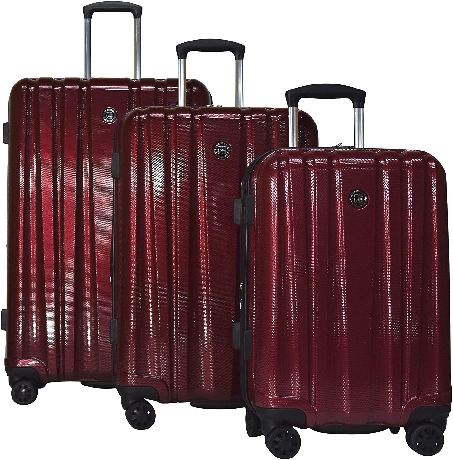 Amazon.com | Revo Impact Ii Hardside Luggage 3 Piece Set | 20" 25" 30 ...