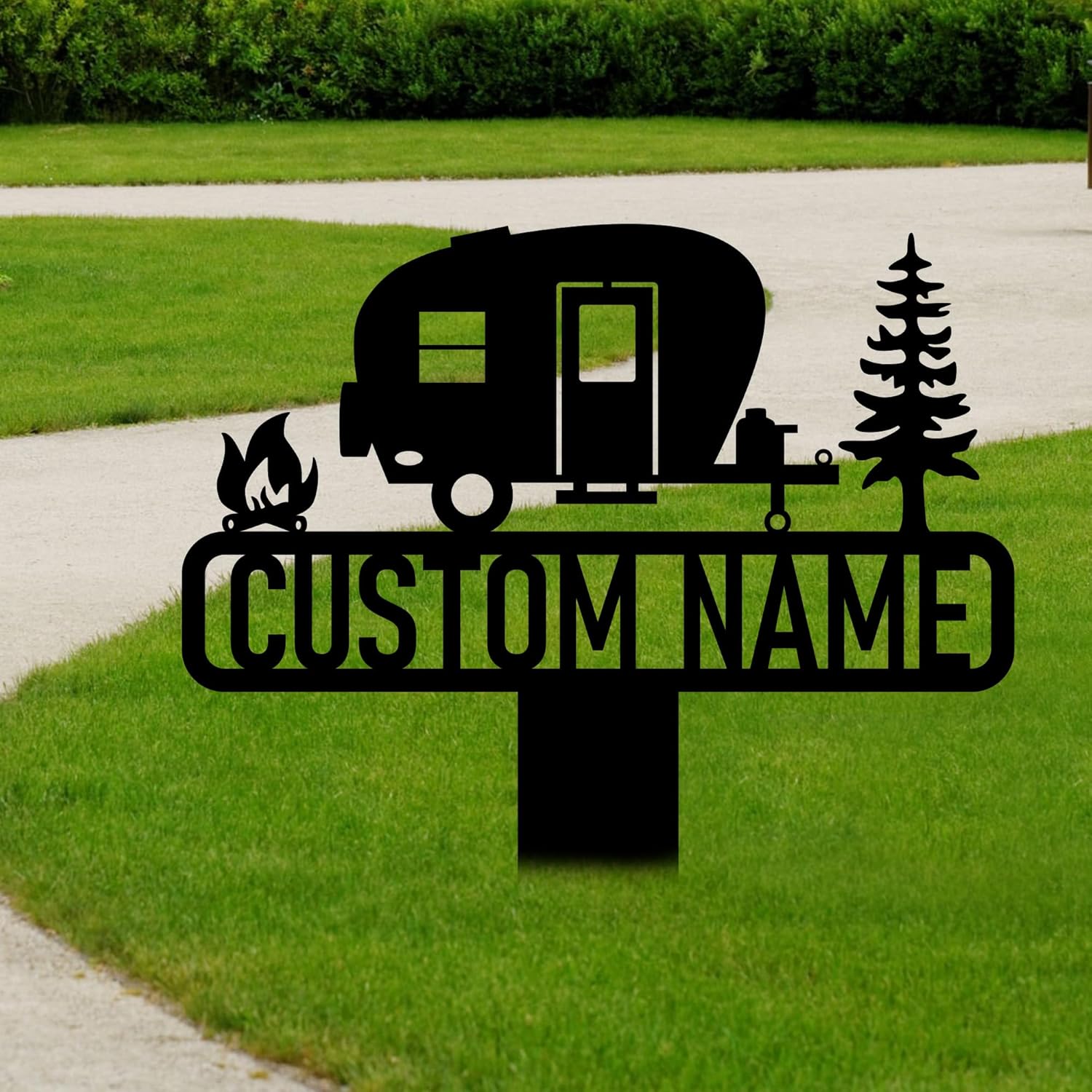 Amazon.com: Camper Personalized Camping Signs | Custom RV Camping Signs ...