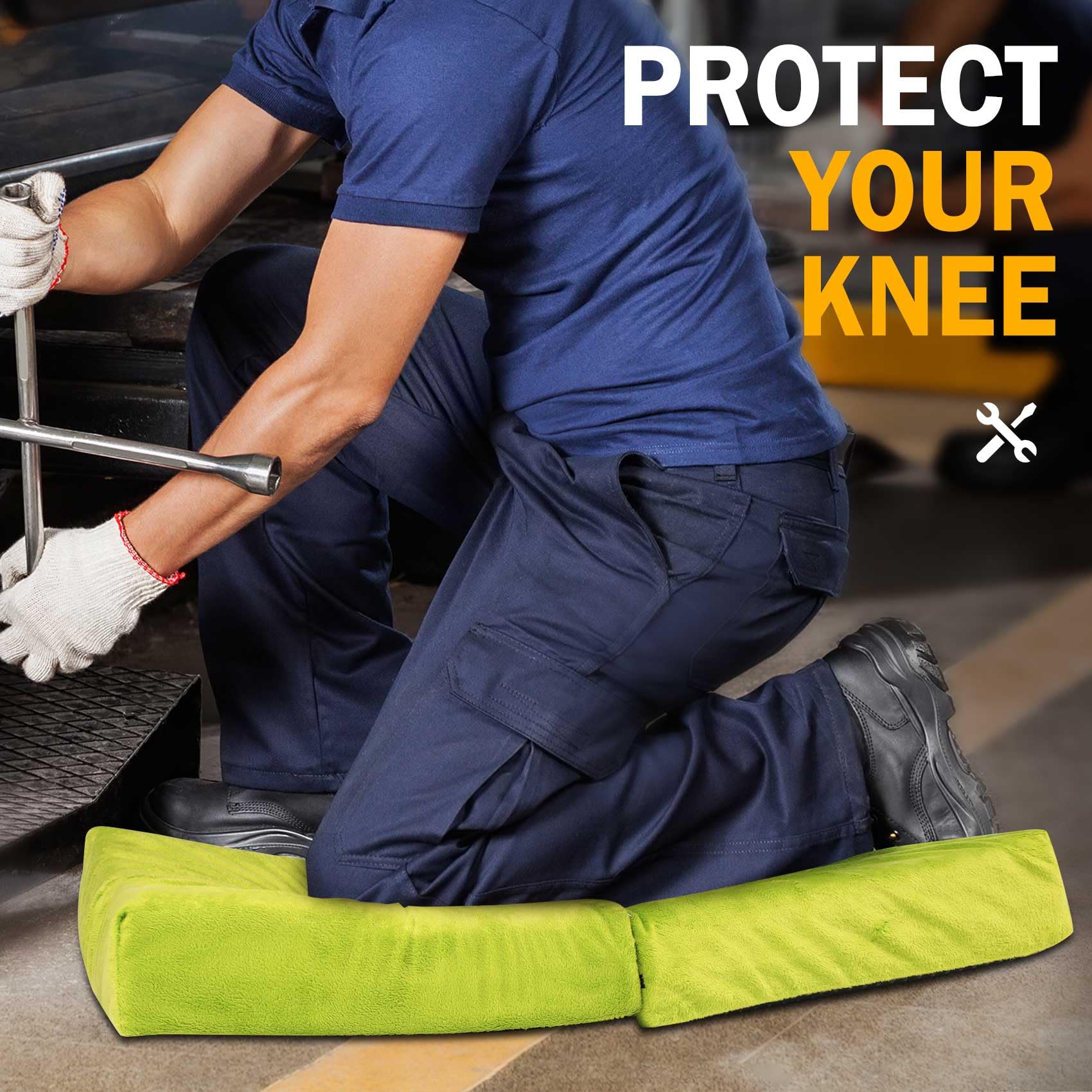 Extra Thick 3 Inch Kneeling Pad Garden Knee Pads (Soft & Supportive ...