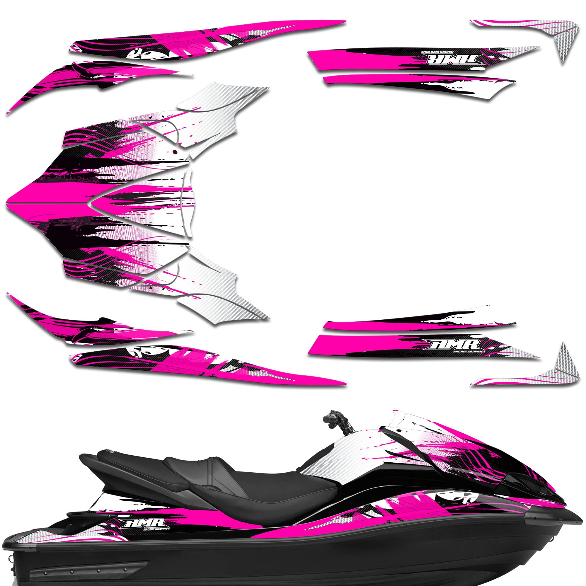 NEW AMR Racing Jet Ski Graphics kit Sticker Decal Compatible with ...