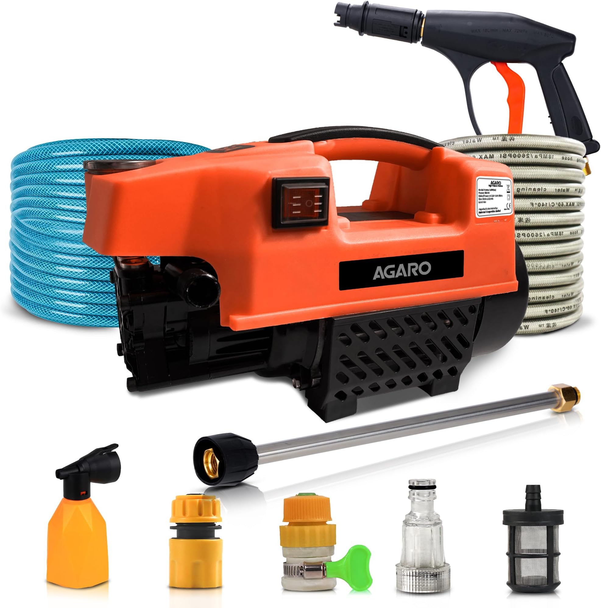Shakti Technology S7 Pro High Pressure Car Washer Machine with Copper ...