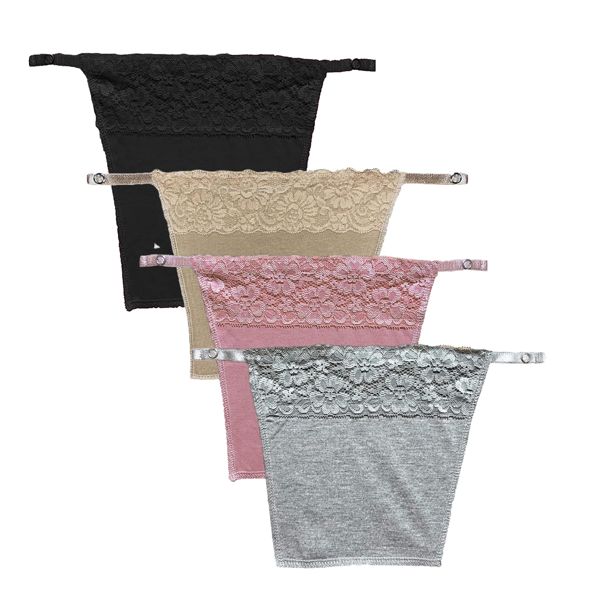 Buy VIKIMO Cotton Clip-on Mock Whole Lace Pattern Camisole Cami Secret ...