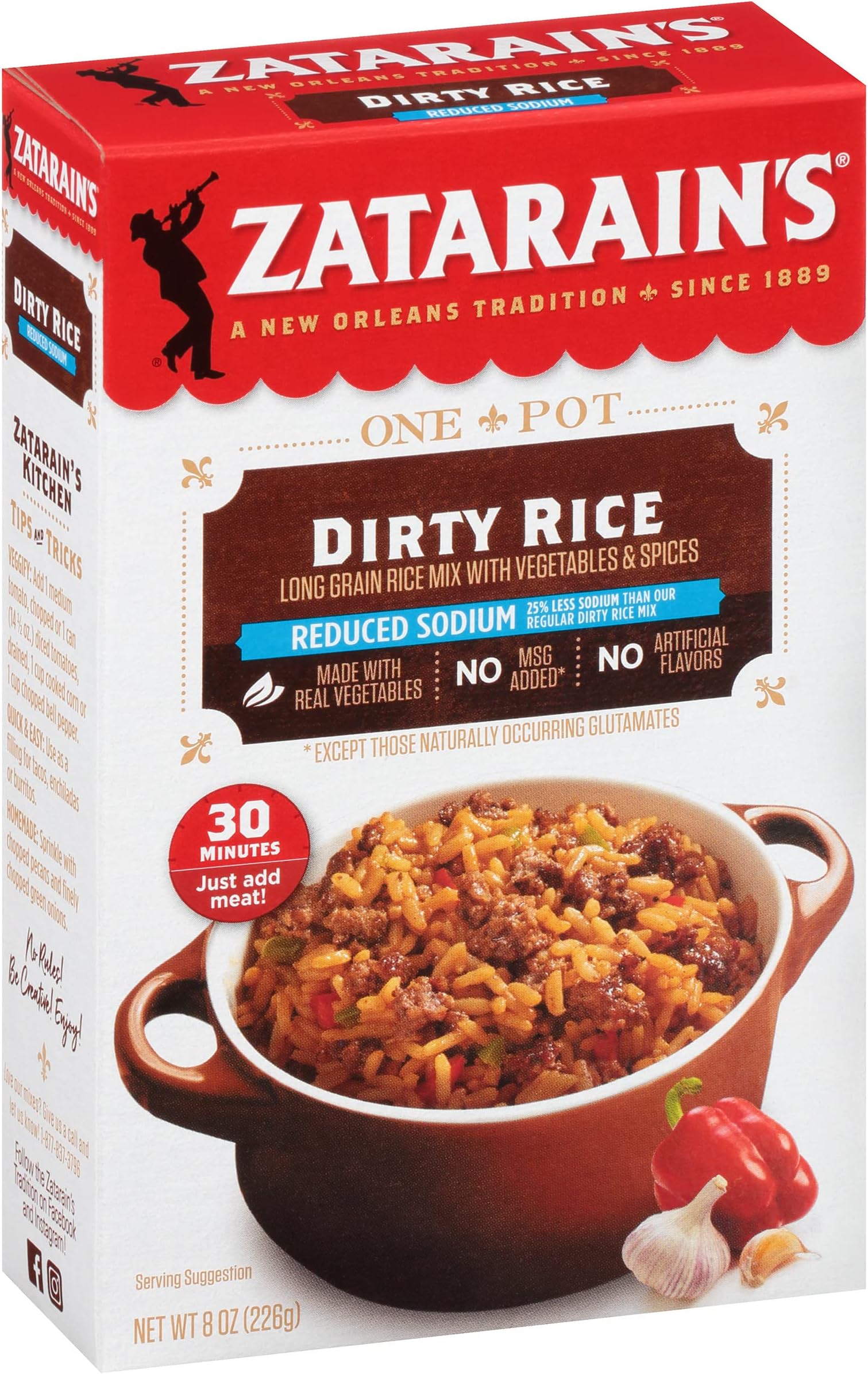 Amazon.com : Oak Grove Smokehouse Cajun Dirty Rice Mix (5 Pack of 7.9 ...