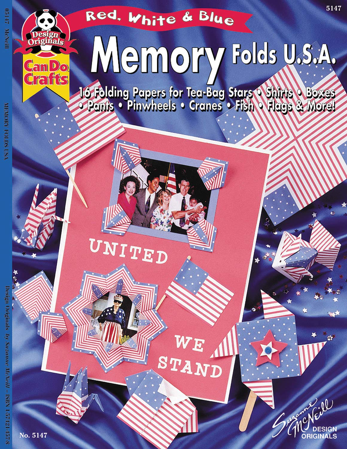 Memory Folds USA: 16 Folding Papers for Tea-Bag Stars, Shirts, Boxes ...