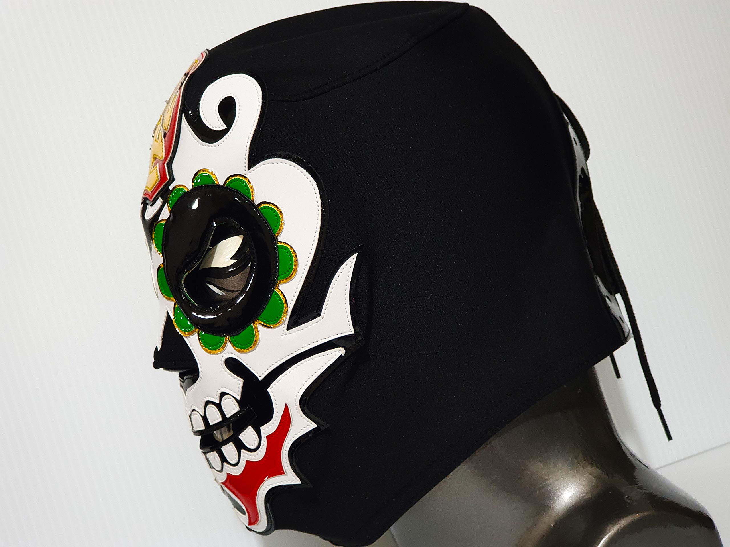 DAY OF THE DEATH WRESTLING SKULL MASK LUCHADOR COSTUME WRESTLER LUCHA ...