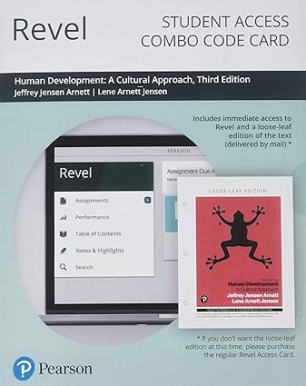 Amazon.com: Human Development: A Cultural Approach - Revel + Print ...