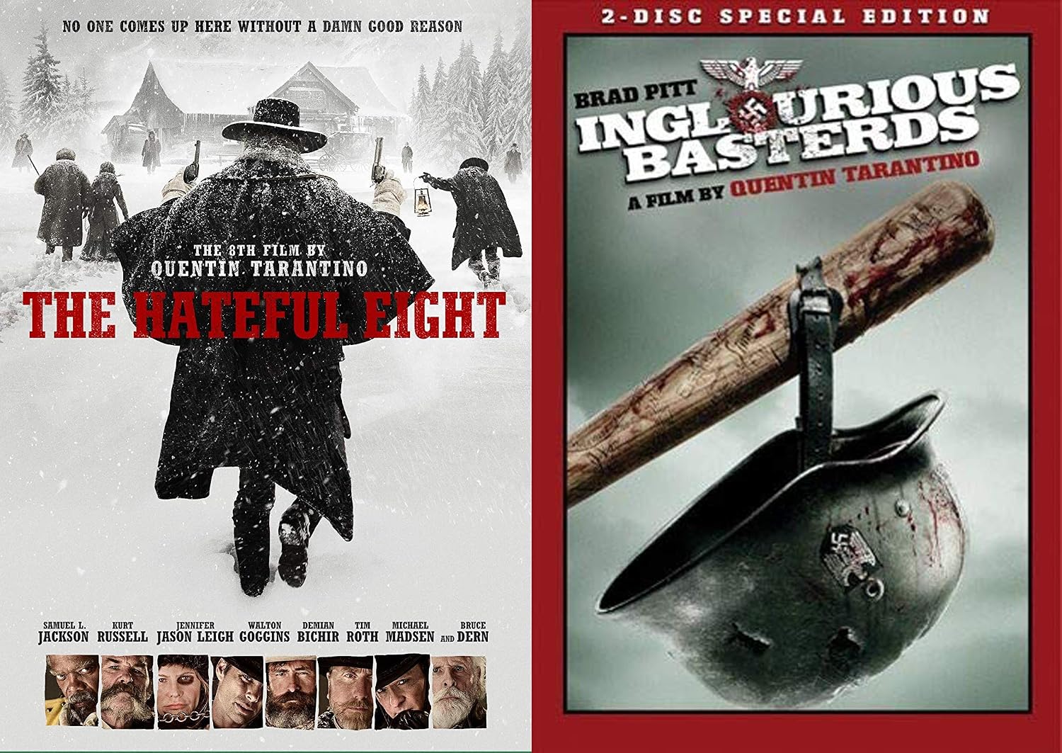 Amazon.com: War & Western Quentin Tarantino Double Feature - Inglorious ...