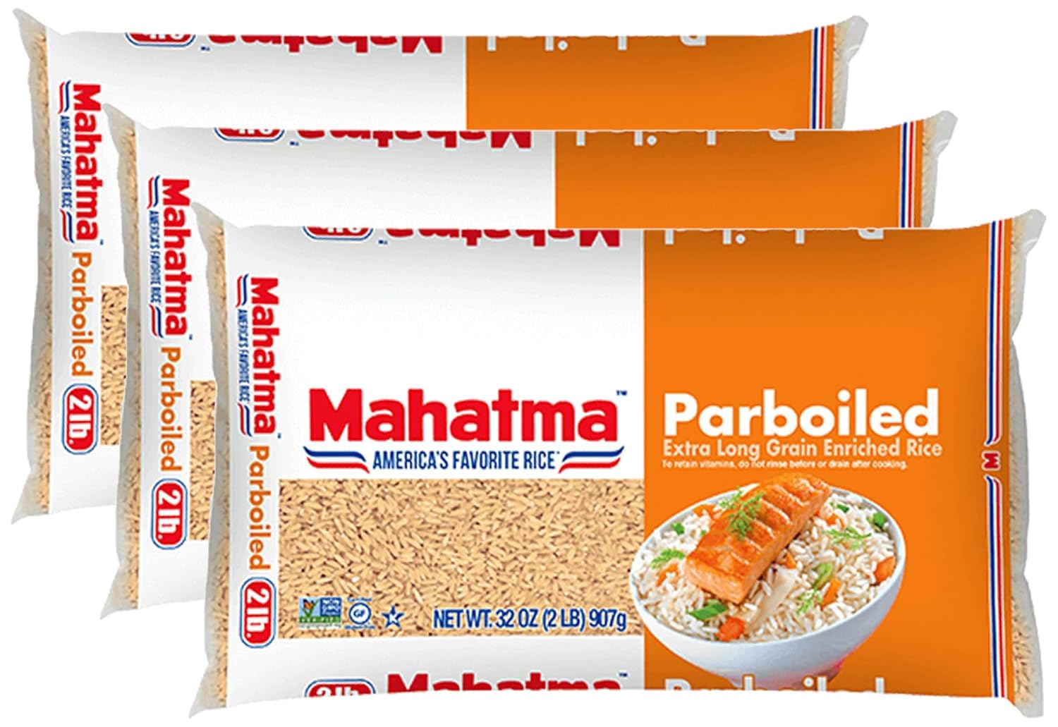 Amazon.com: Mahatma Extra Long Grain Enriched Parboiled Rice/Gold Rice ...