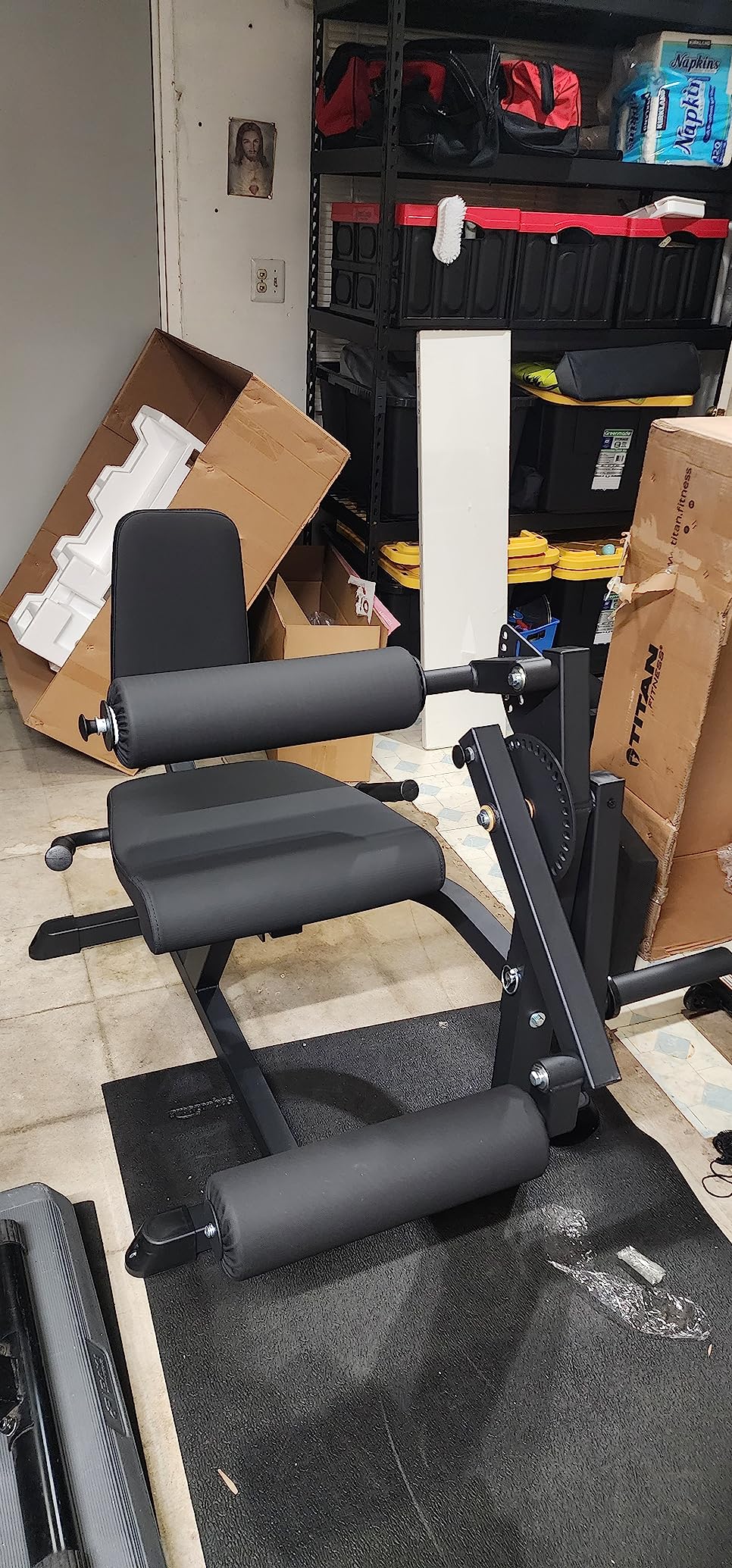 $23/mo - Finance Titan Fitness Adjustable Plate Loaded Leg Extension ...