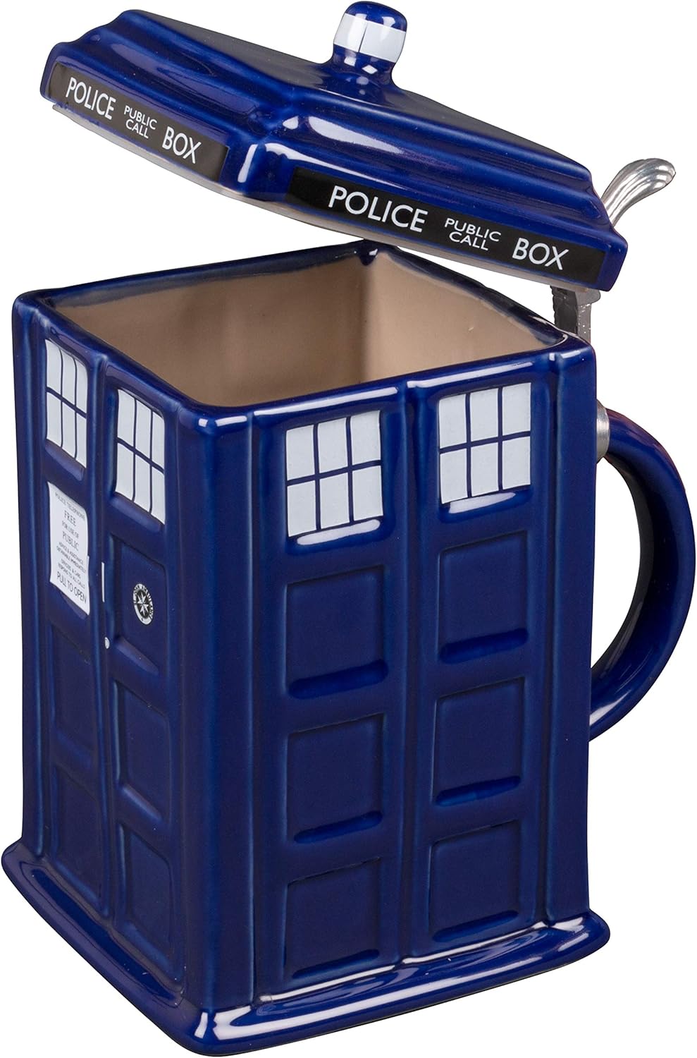 Amazon.com | Doctor Who TARDIS Beer Stein - Collectible Dr. Who Ceramic ...