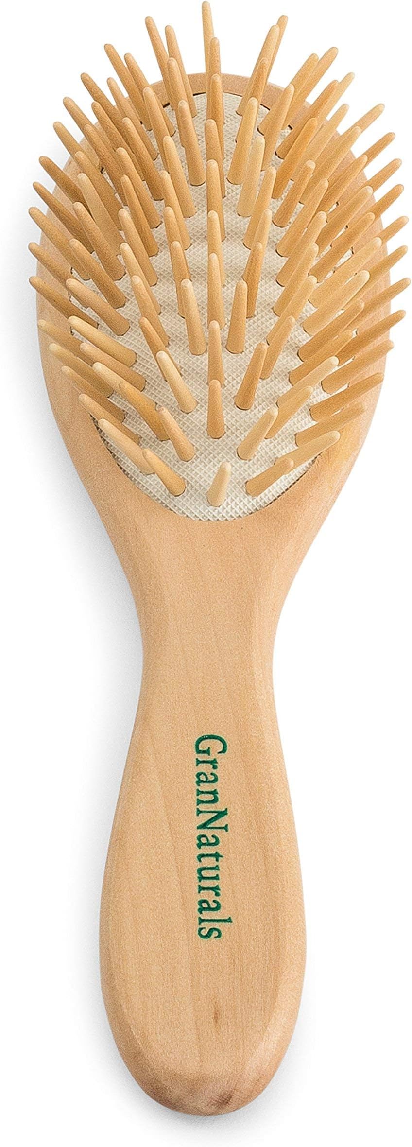Amazon.com : GranNaturals Wooden Brush with Wooden Bristles -Oval Wood ...