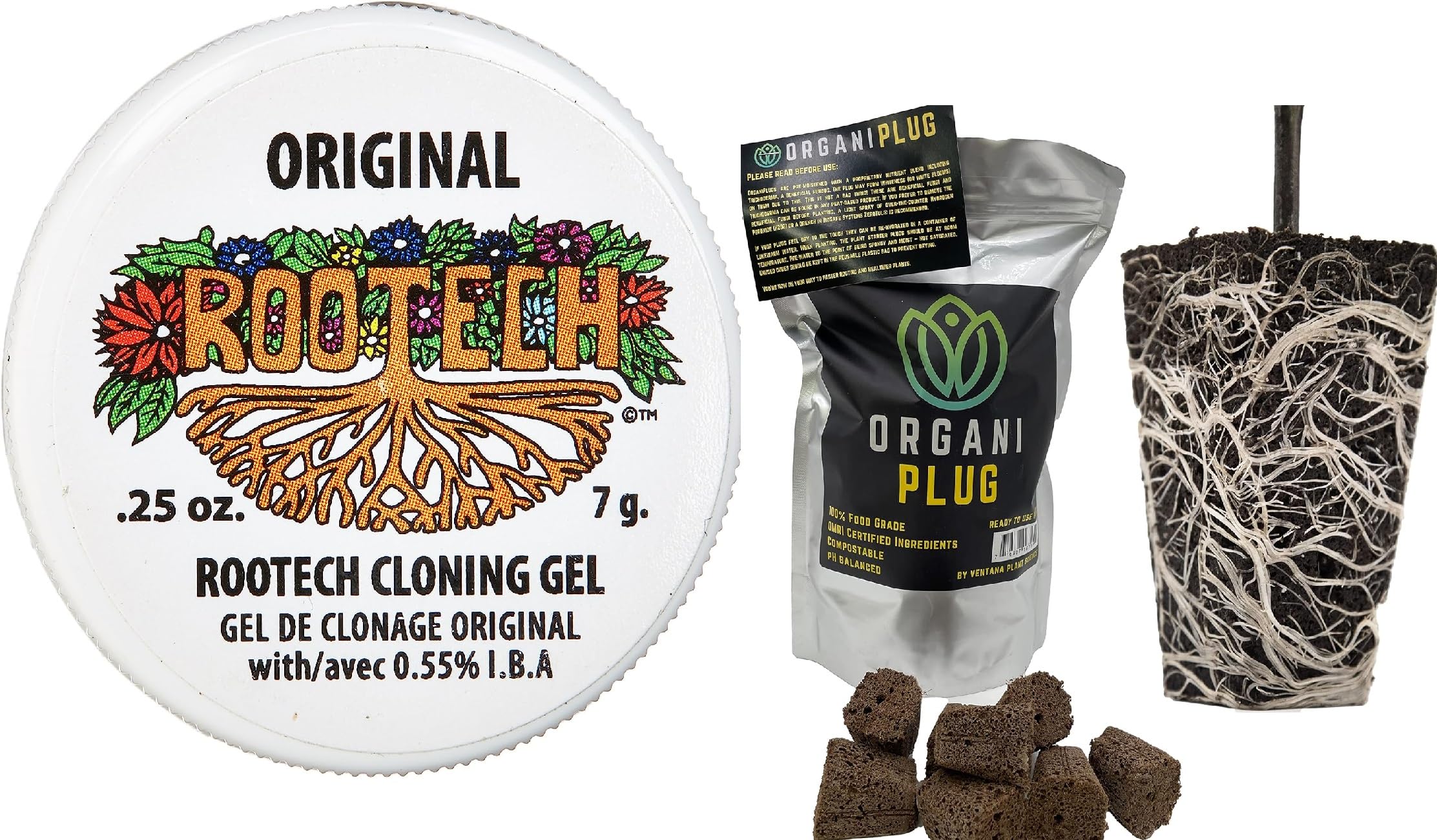 Amazon.com : Seed Starting Plug Kits with Cloning Gel, Organiplug and ...