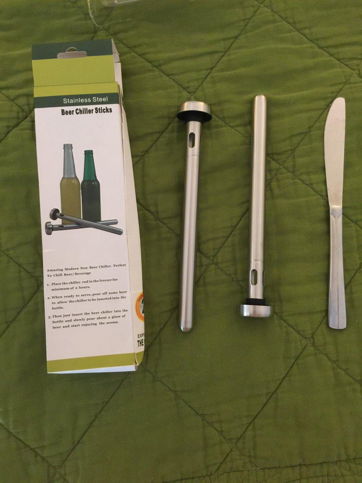 Amazon.com: DERNORD Beer Chiller Stick - 2 Pack Stainless Steel Drink ...