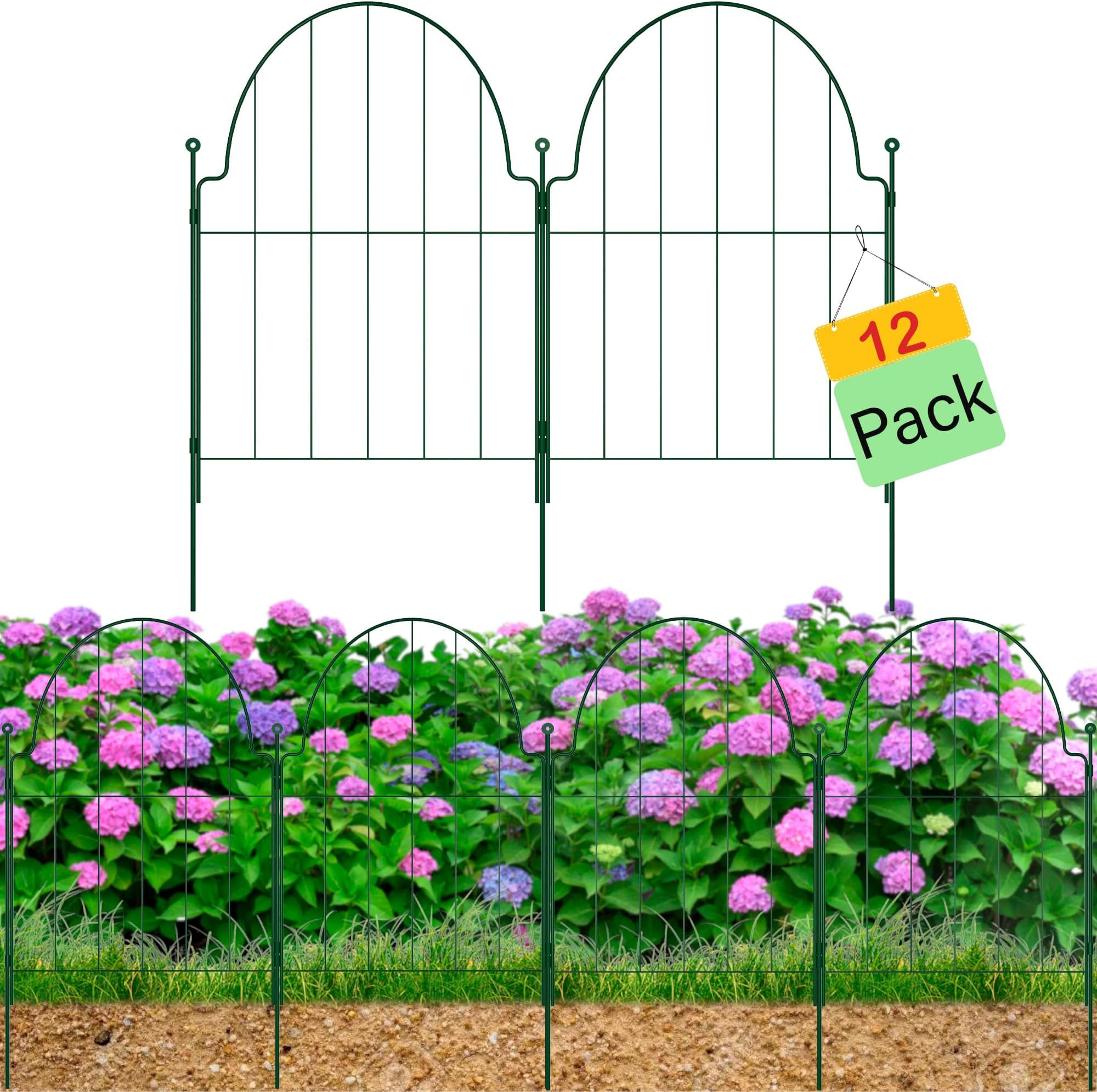 Amazon.com : 20 Pack Animal Fence Barrier, No Dig Fence Barrier, Fence ...