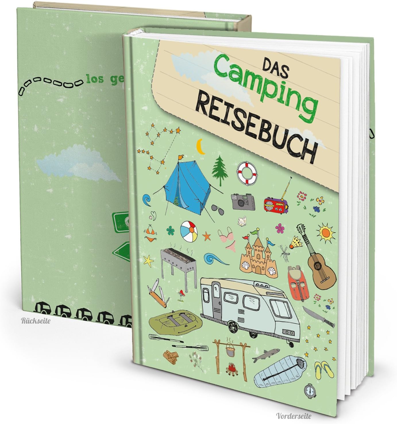 Logbuch-Verlag Großes Campingbuch Camping Tagebuch Reisetagebuch für ...