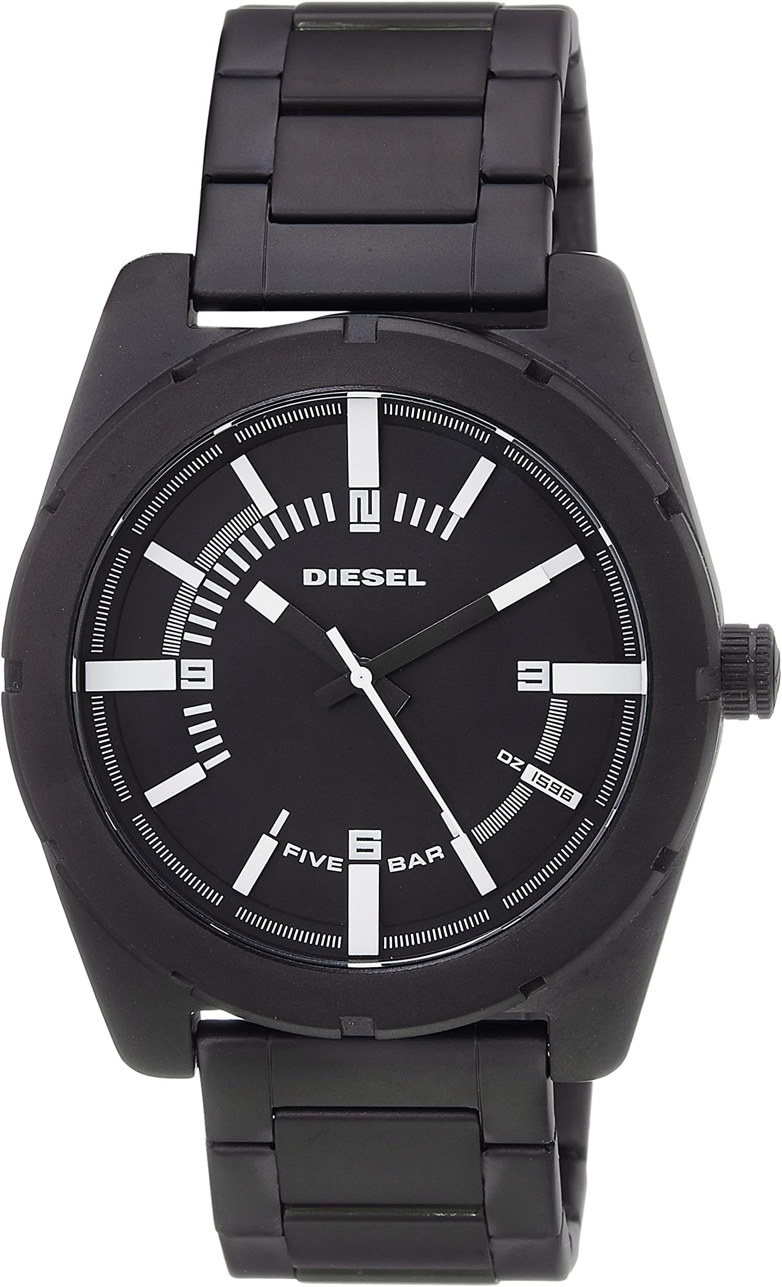 Diesel Chronograph Black Dial Men's Watch-DZ1596 : Amazon.in: Fashion