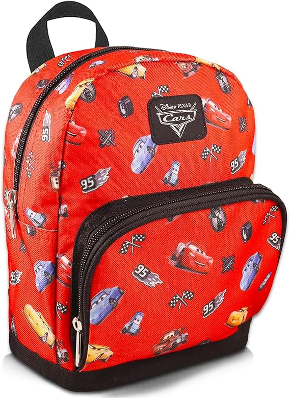Amazon.com | Disney Cars Mini Backpack Set - 10” Canvas Pixar Cars ...