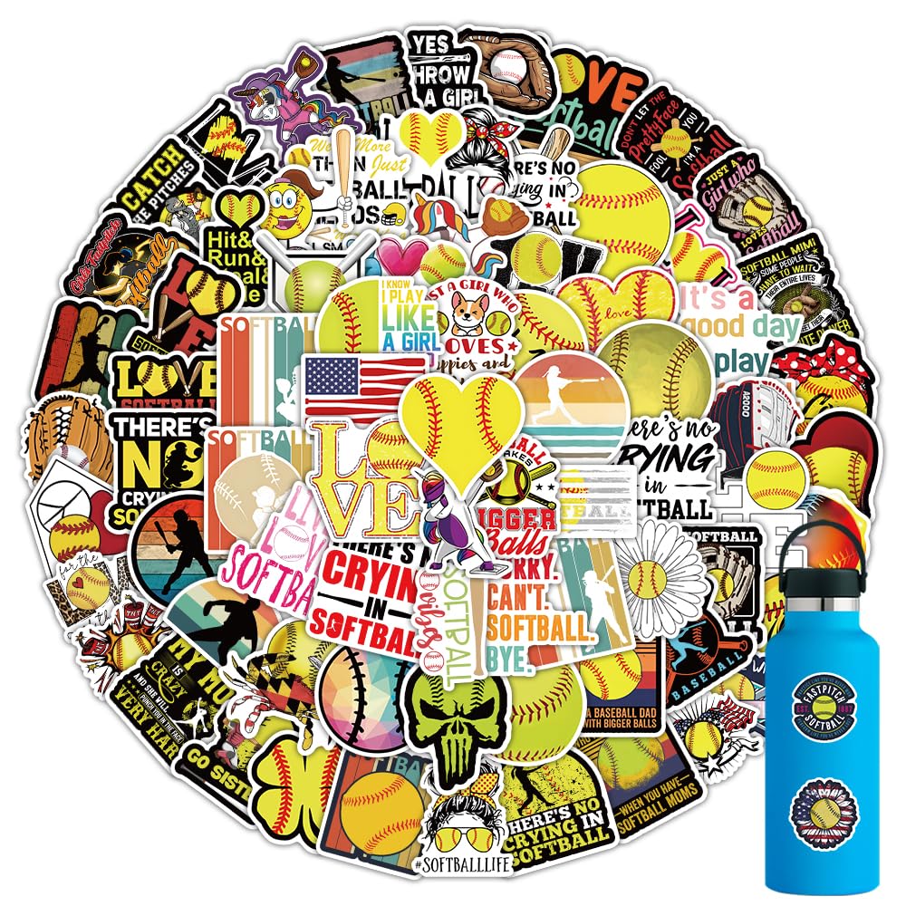 Softball Stickers For Helmets Baseball Softball Vinyl Stickers