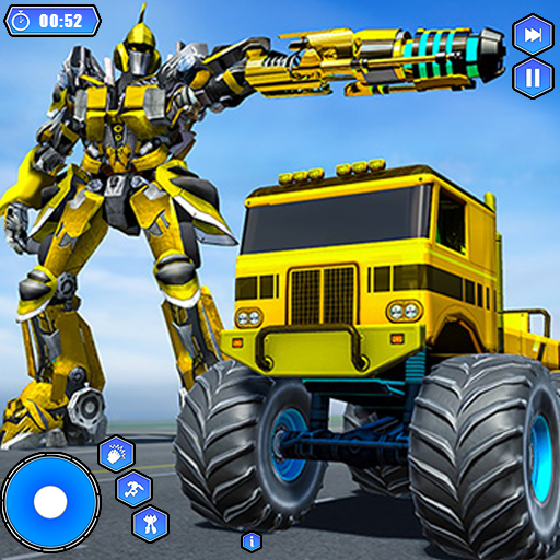 US Robot Car Transform Fighting Attack Game: Robot Fighting Mech Battle Shooting Game ...