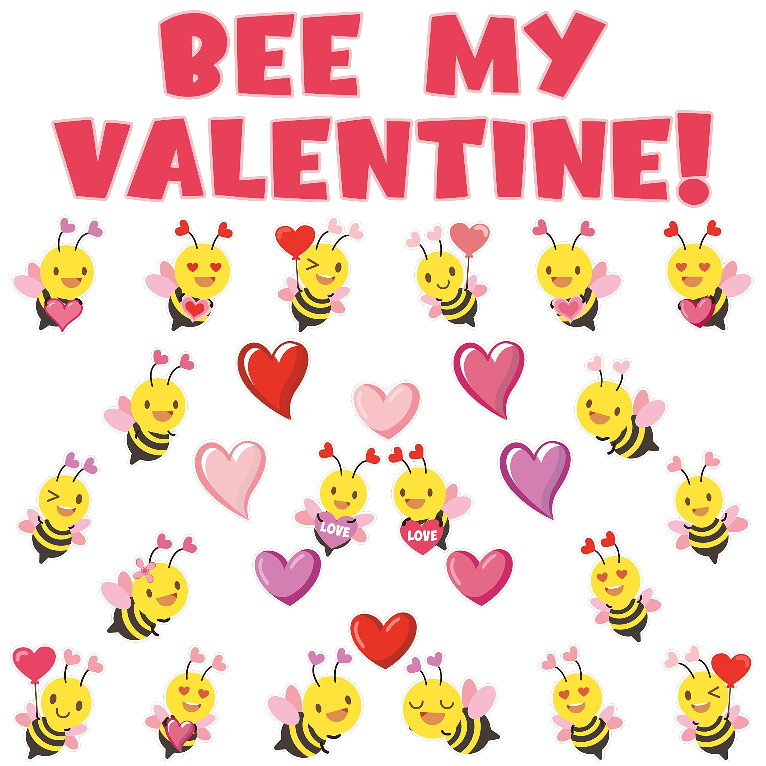 Snapklik.com : AsodSway Valentines Day Bee Bulletin Board Cutouts ...