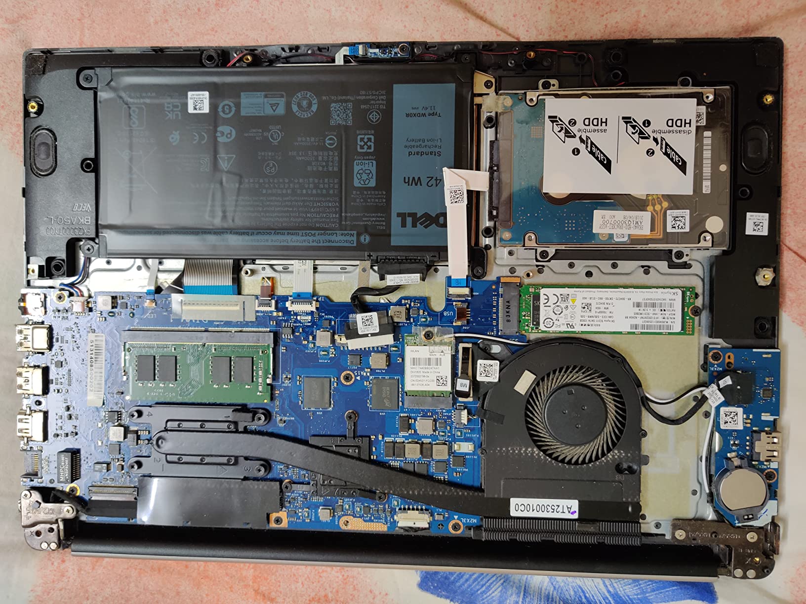 Dell Inspiron 15 (5568/5567) 13 (5368/5378) 7368 42Whr 3Cell Battery ...