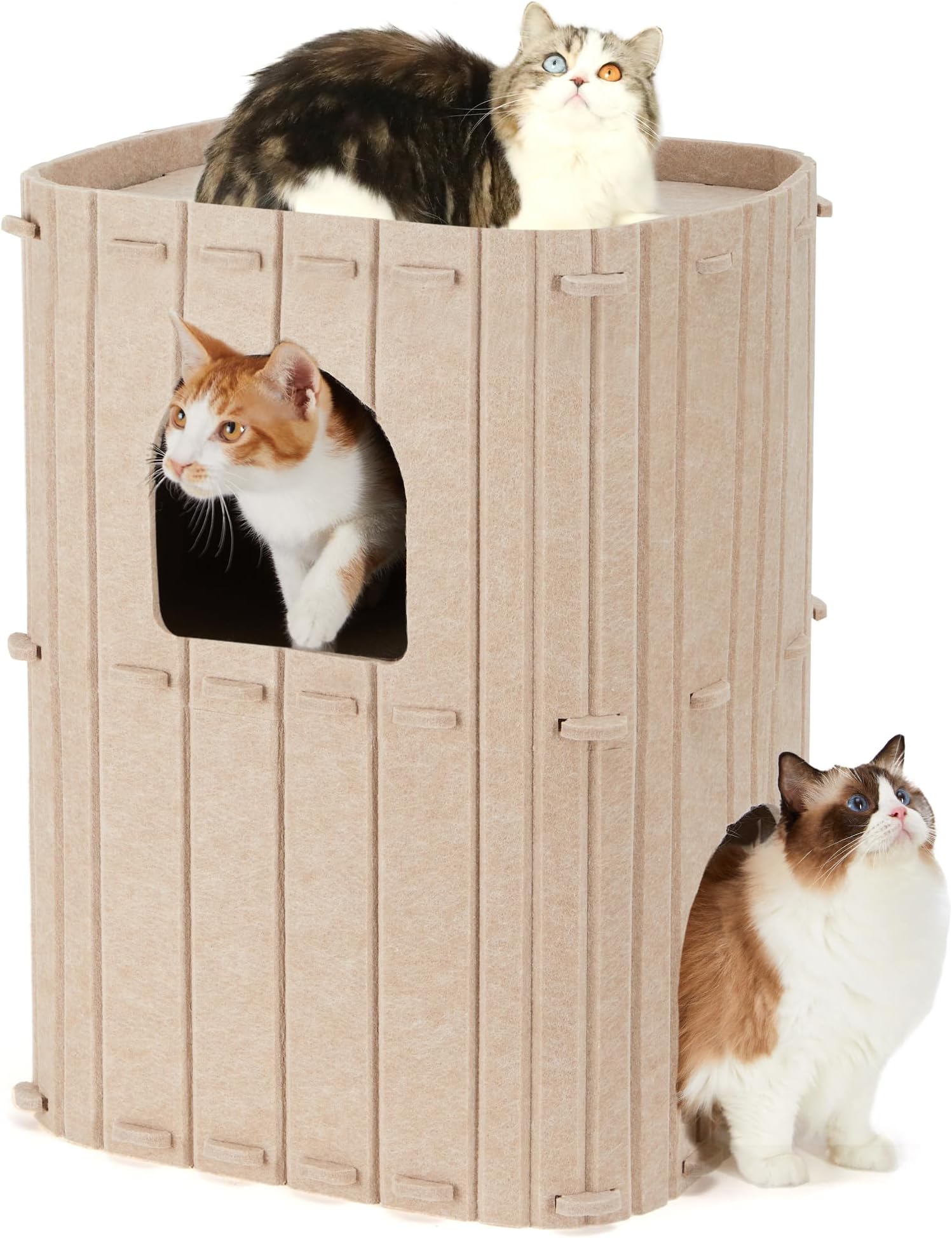 Amazon.com : Aitmexcn Cat House for Indoor Cats, Cozy Cat Bed Cave ...
