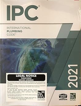 2021 International Plumbing Code (International Code Council Series ...