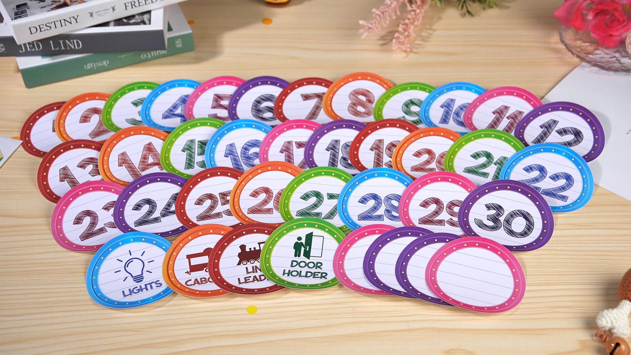 Line Up Number Dots For Classroom Floor Stickers WhatSign Line Up Spots ...