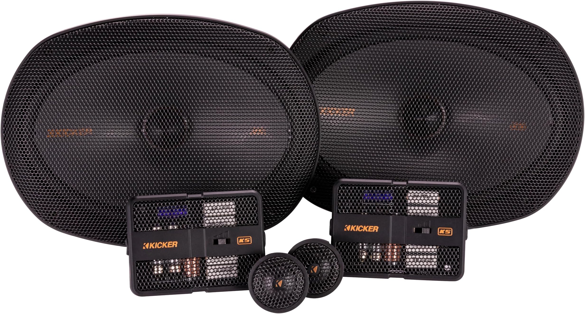 Amazon.com: KICKER 51KSS6904 Component Speaker System, 2-Way Design ...