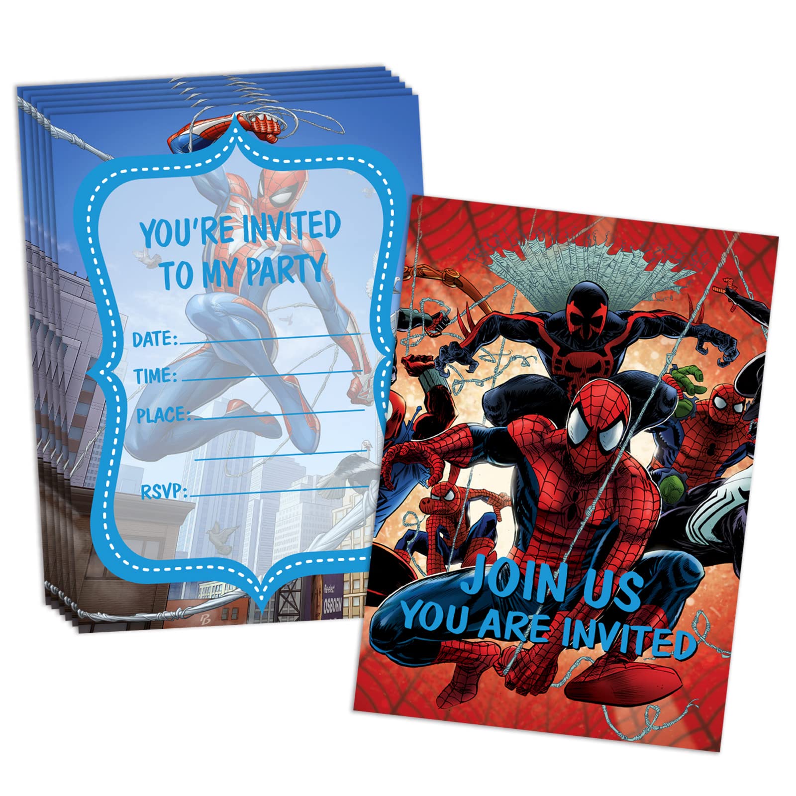 Spiderman Design Invitation