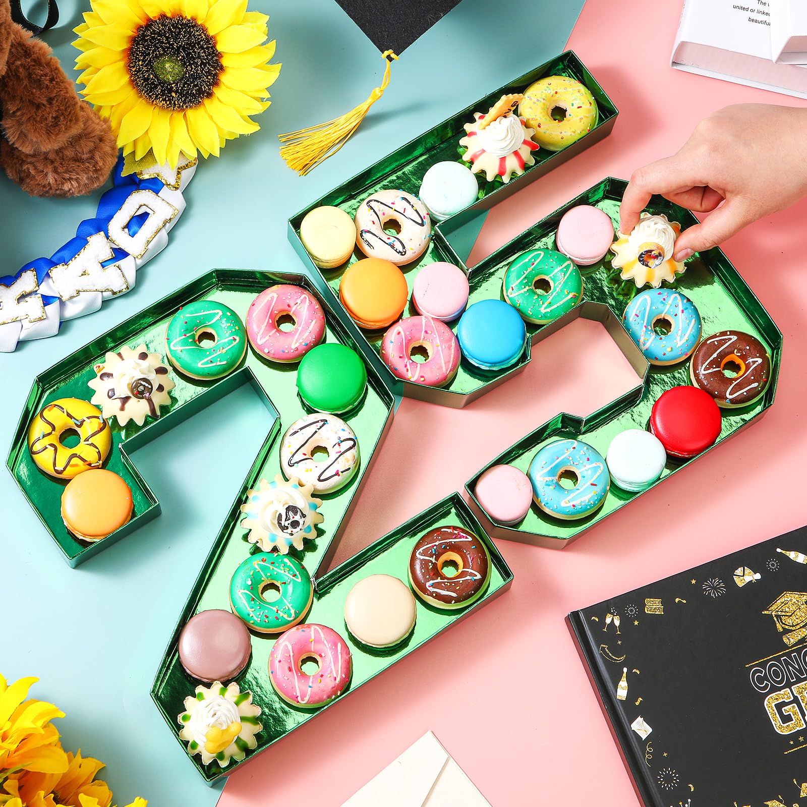 Snapklik.com : CroBlissful 10" Graduation Charcuterie Letters Fillable ...