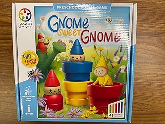 Amazon.com: SmartGames Gnome Sweet Gnome Wooden Deduction Game for Ages ...