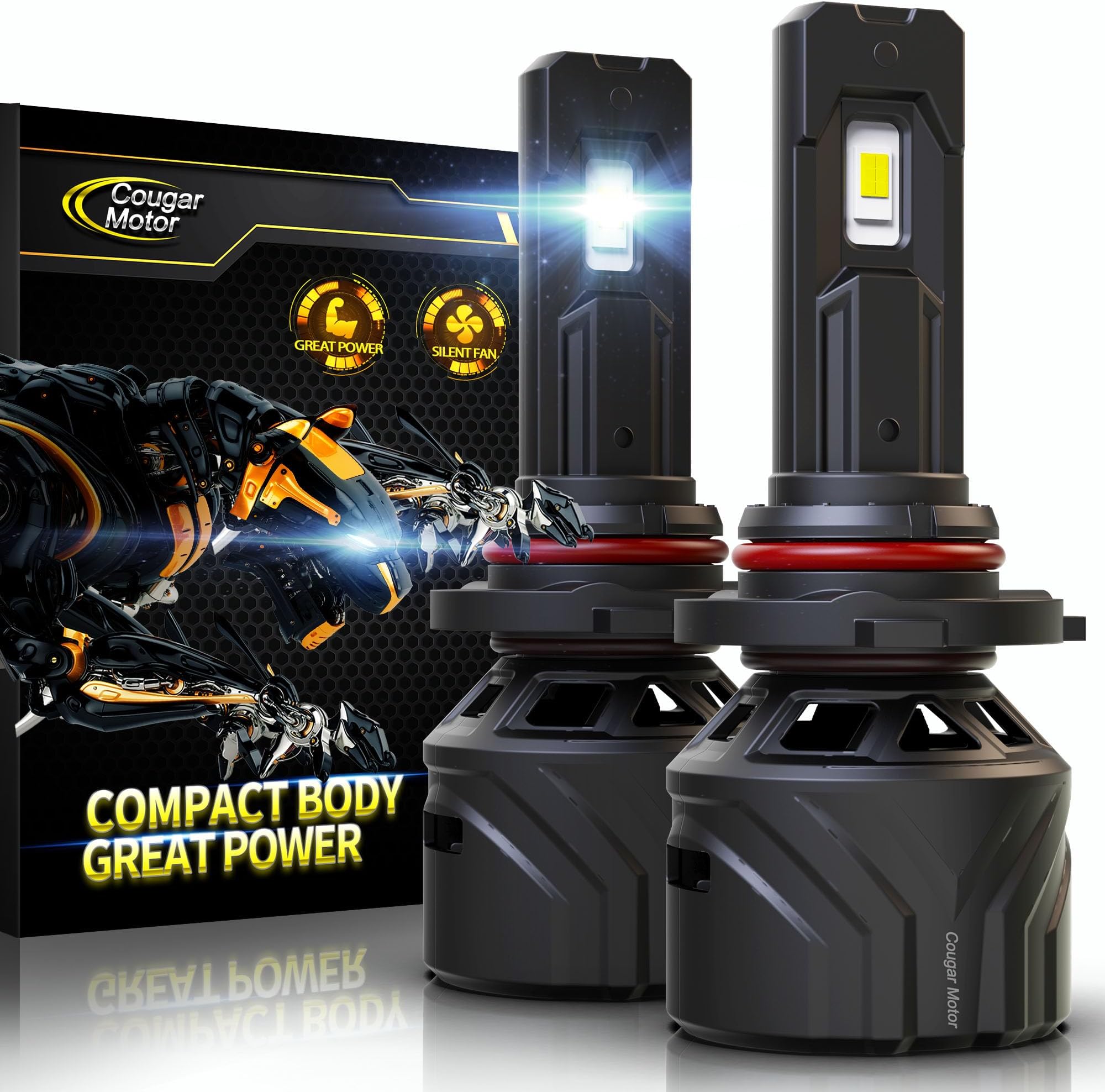 Amazon.com: Cougar Motor 9005 Bulbs, HB3 Fog Lights 6500K White Non ...