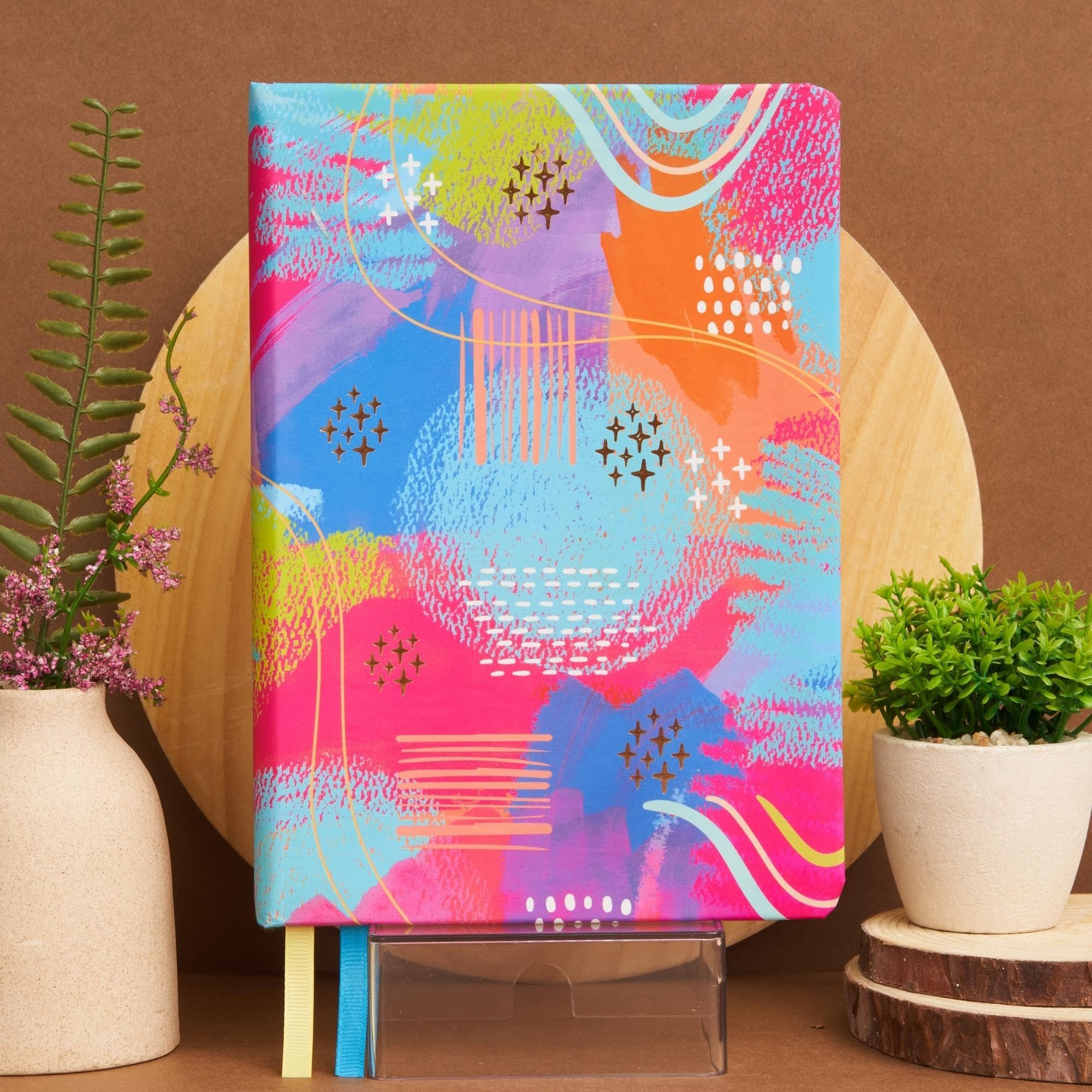 DOODLE Hard Bound Soft Foam Padded Paper Notebook|Compact Size A5 (8.25 ...
