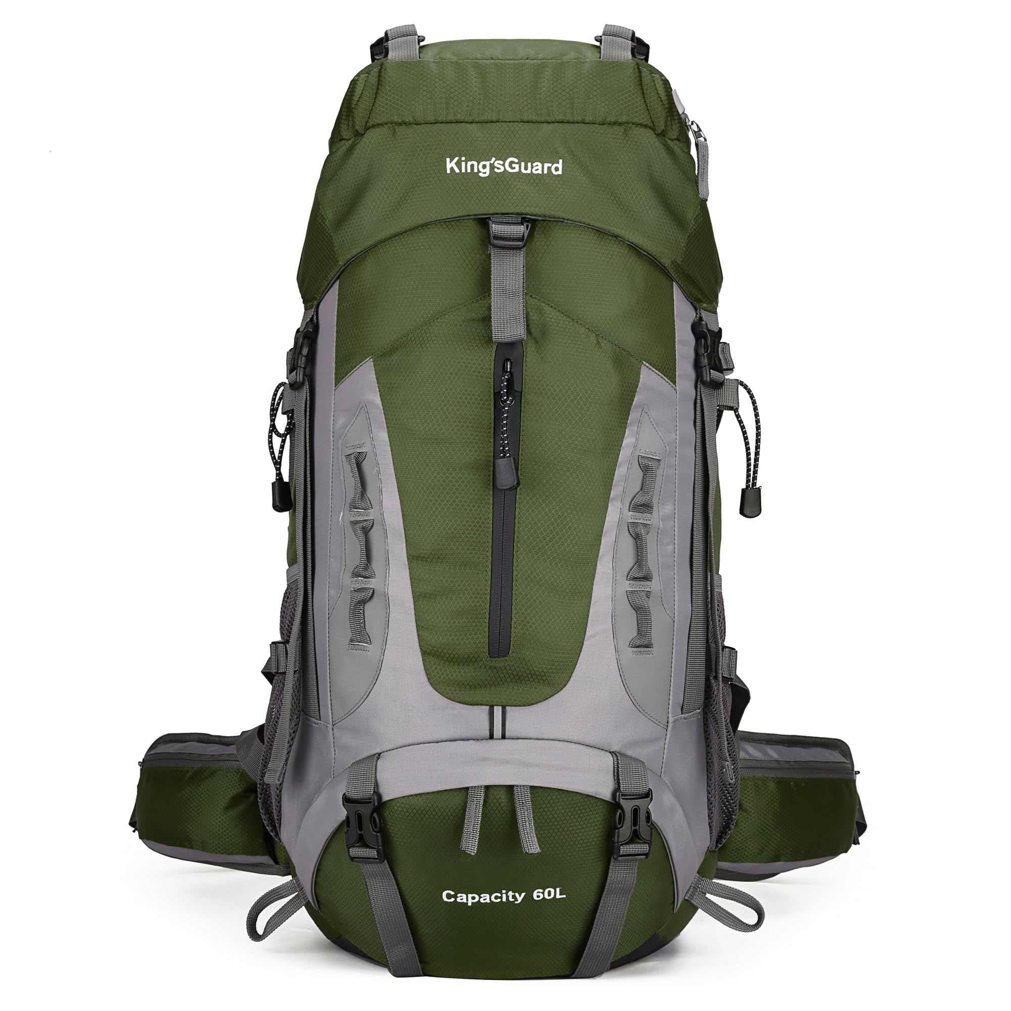 Amazon.com: King'sGuard 60L Hiking Backpack Large Waterproof Camping ...