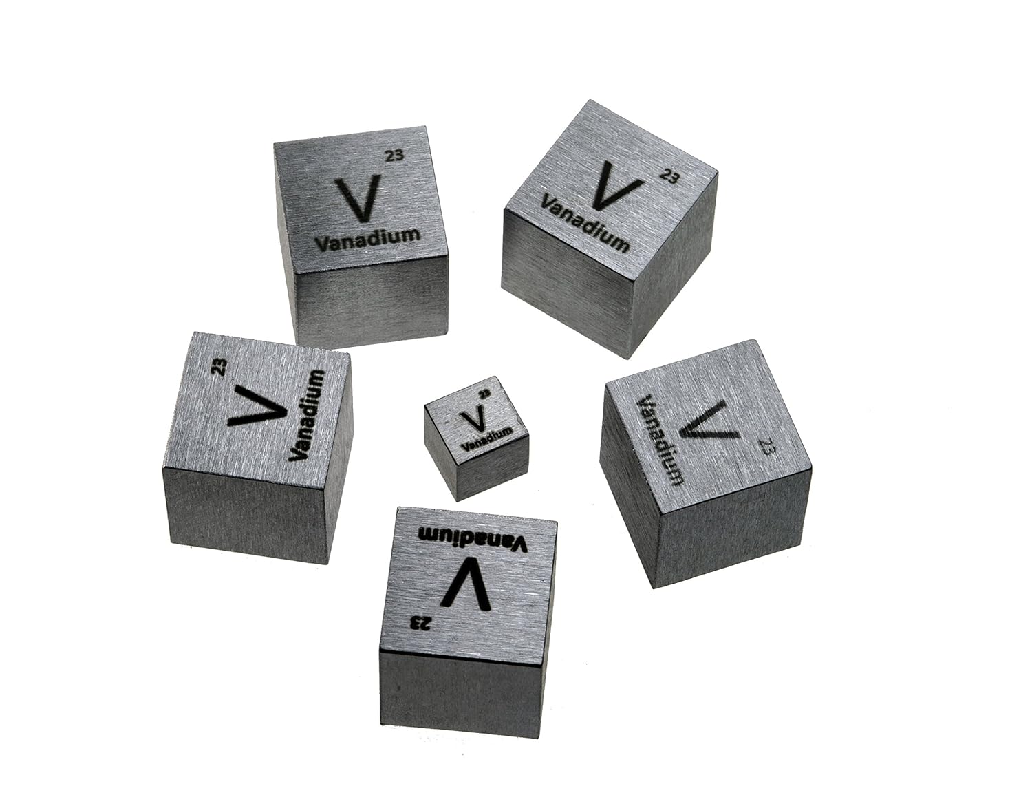 Vanadium Metal 10mm Density Cube 99.95% Pure: Amazon.com: Industrial ...