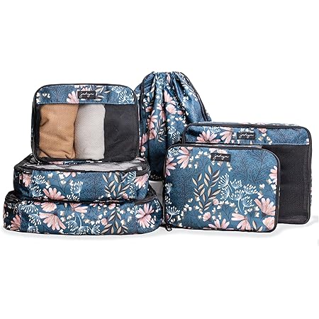 Amazon.com: Jadyn Packing Cubes for Travel, 6-Piece Large Packing Cube ...