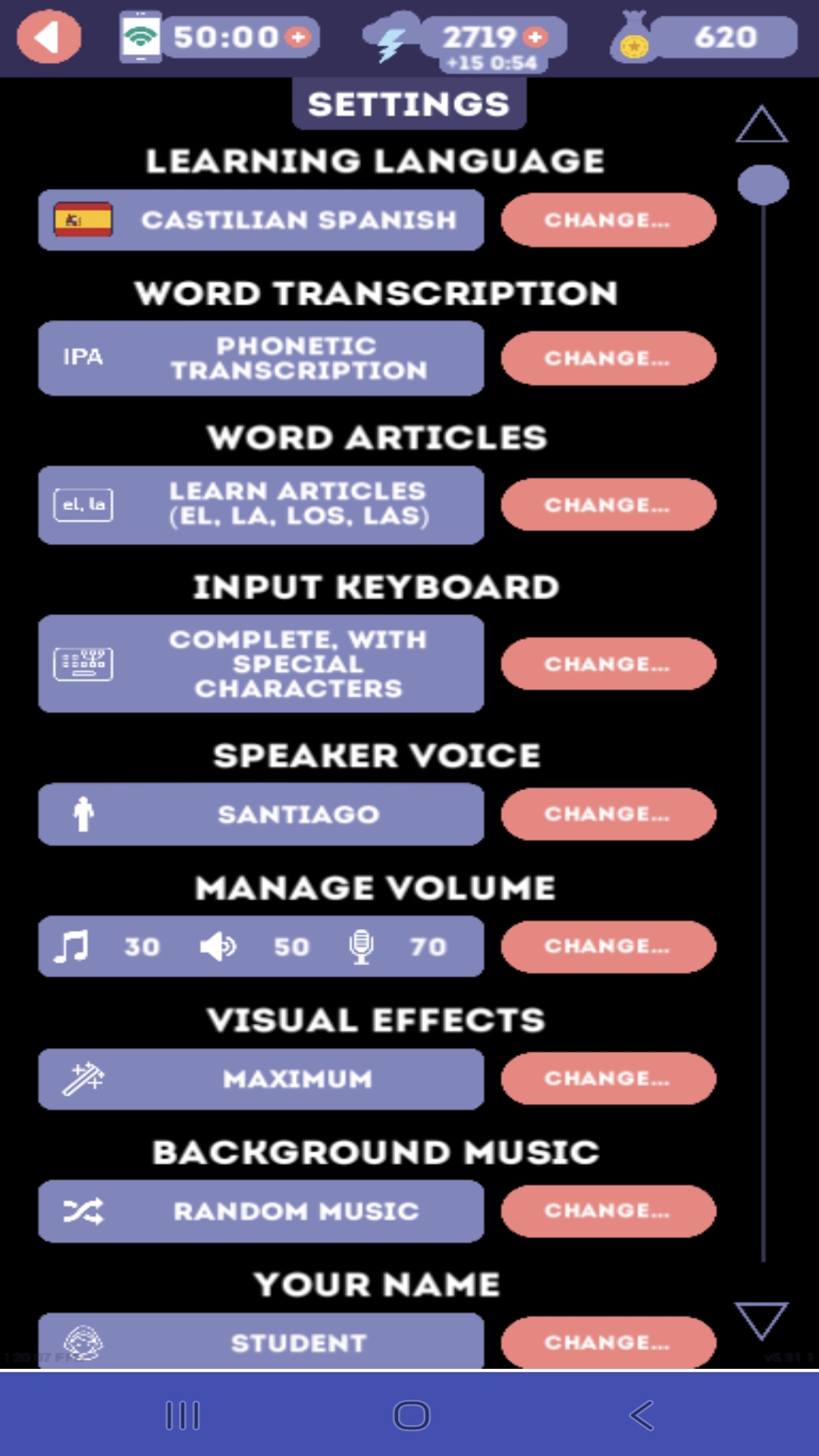 Aplicación Learn Spanish en Amazon Appstore