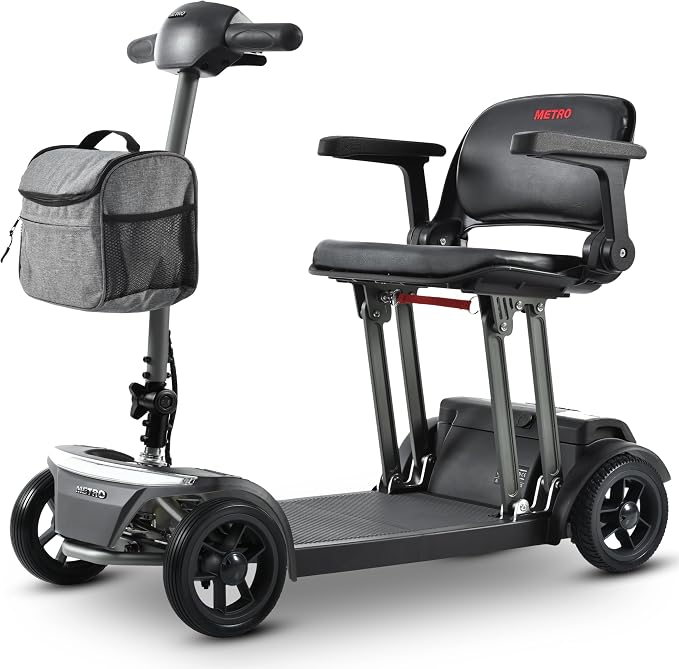 Amazon.com: Metro Mobility Powered Mobility Scooters, 4 Wheel Foldable ...