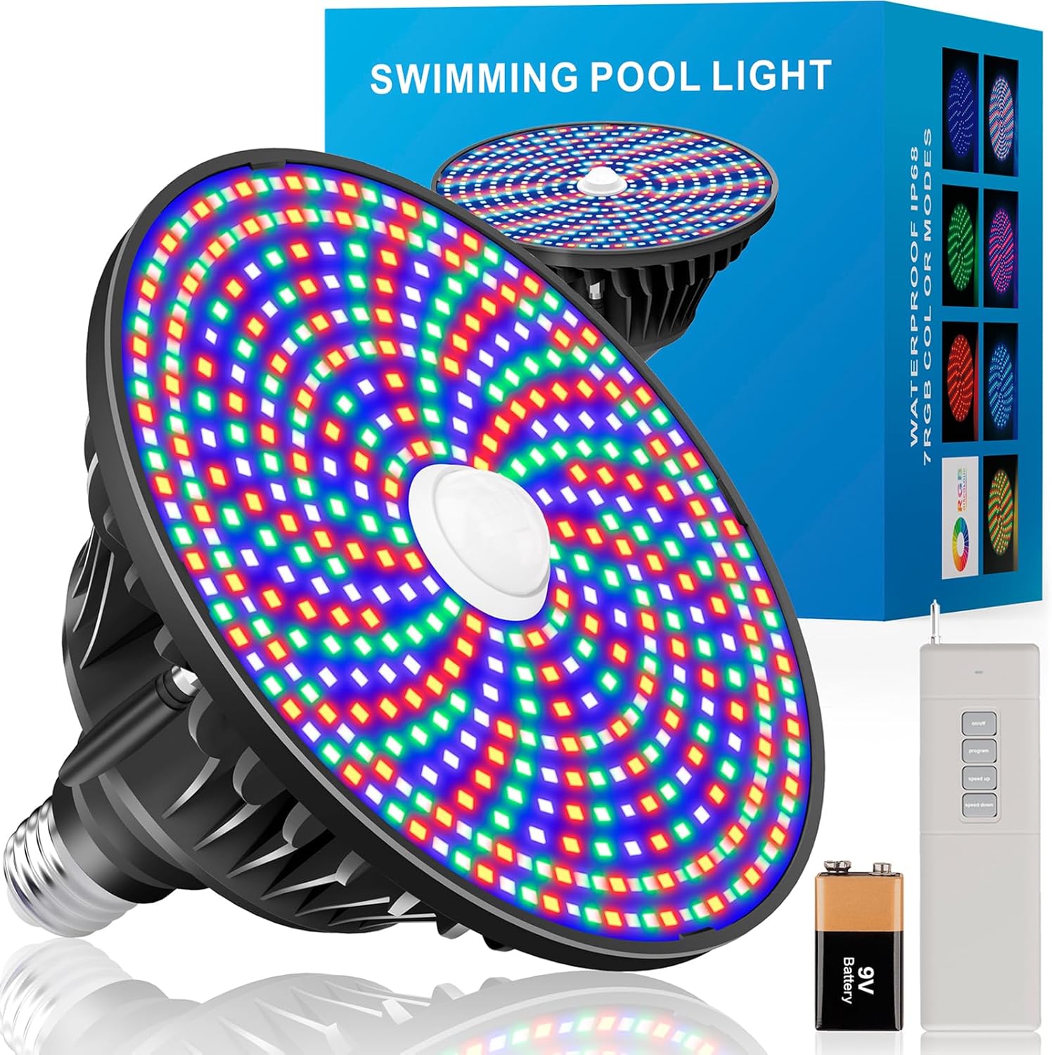 Amazon.com: LED Pool Lights for Inground Pool, Pool Light Bulb 120V 60W ...