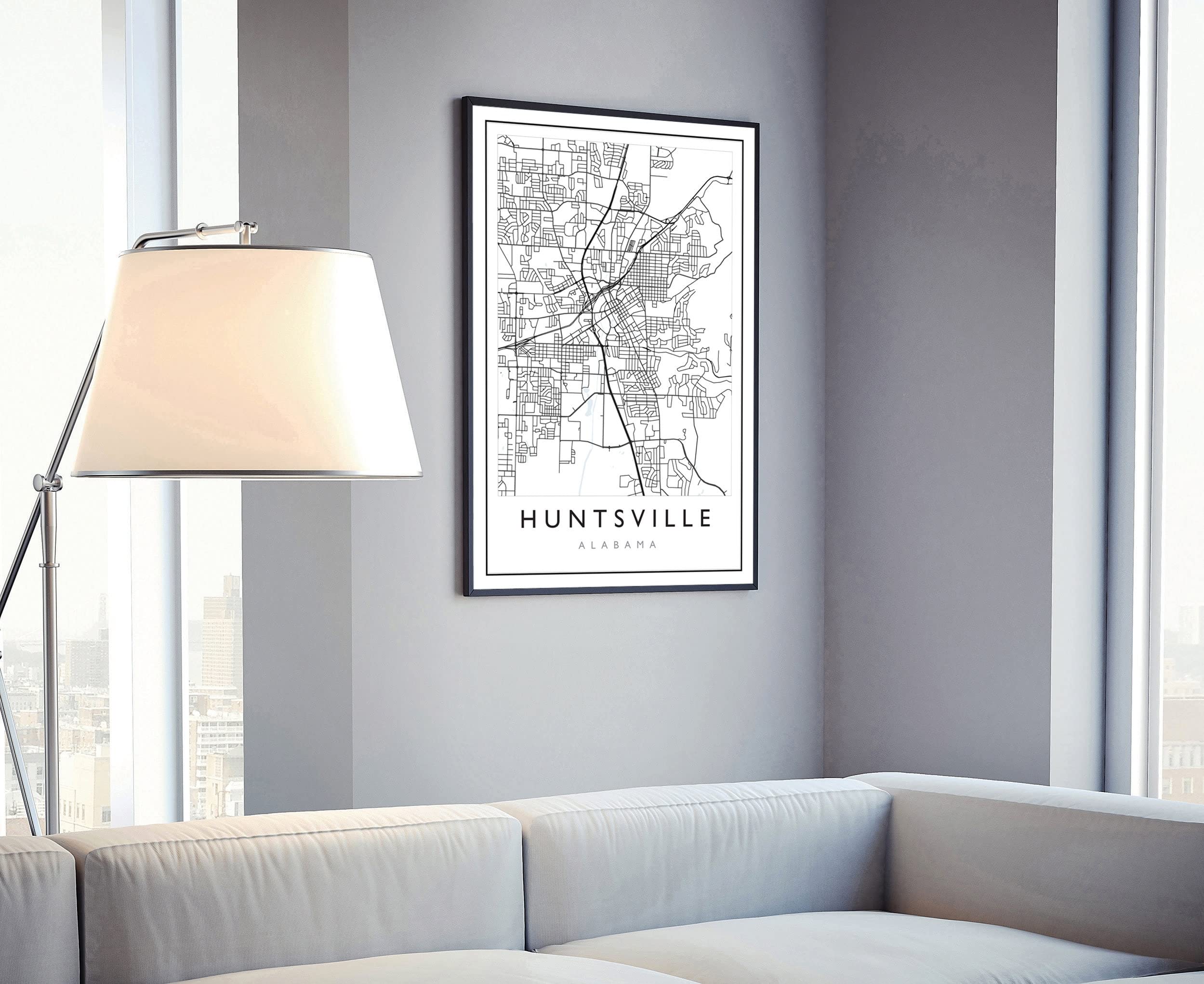 Map Of Downtown Huntsville Al Huntsville, Alabama Street Map